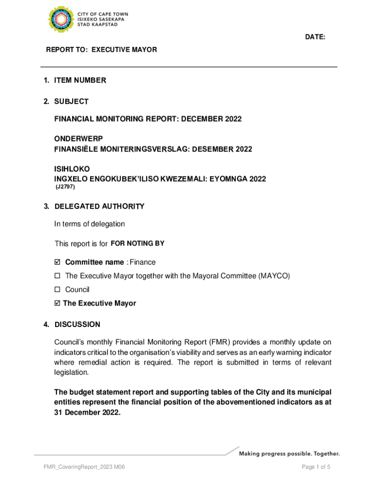 Fillable Online Mayor's Status Reports - The North Slope Borough Fax ...