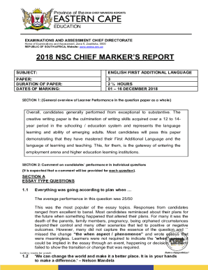 Fillable Online Curriculum - ECDOE - Eastern Cape Department of ...