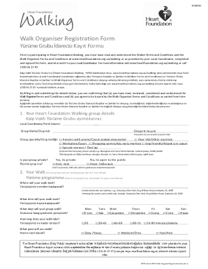 Fillable Online walking heartfoundation org Fillable Online Walker ...