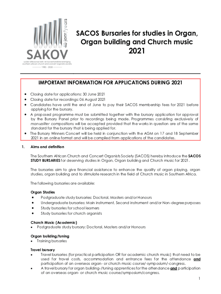 Fillable Online SAKOV-Study-Bursaries-Brochure-and-Application-Form ...