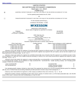 MCKESSON CORP ( - cloudfront.net Doc Template | pdfFiller