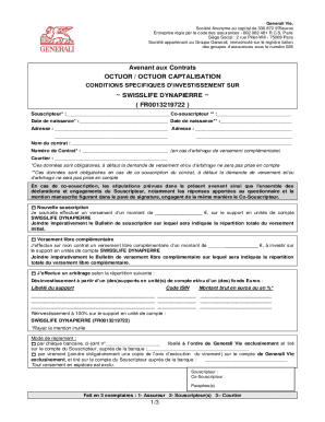 Fillable Online Generali Vie S.A - RIPE Fax Email Print - pdfFiller