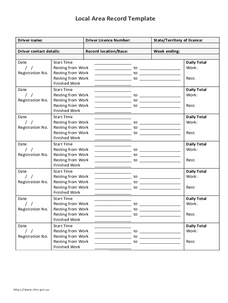 Fillable Online How to Get a Driver Statement - National Driver Licence ...