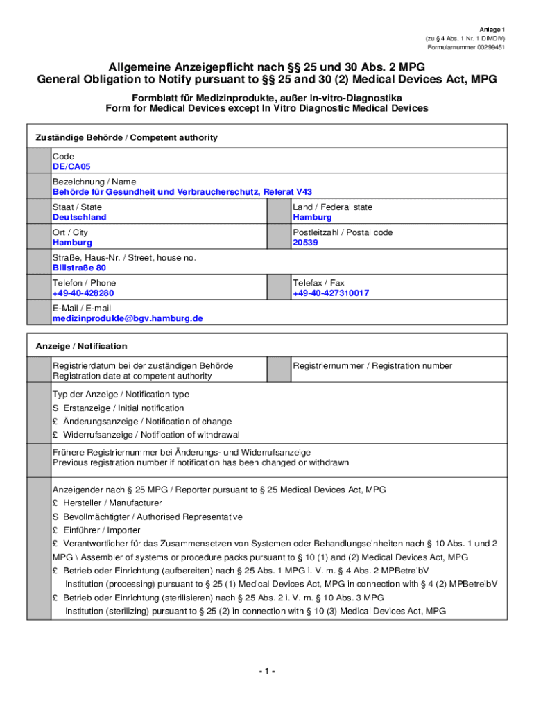 Fillable Online Form for Medical Devices except In Vitro Diagnostic ... Fillable Online Form for Medical Devices except In Vitro Diagnostic ...