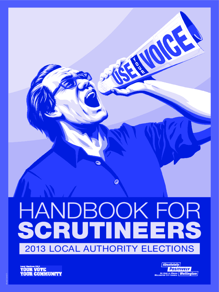 Fillable Online wellington govt certificate of appointment of poll ...