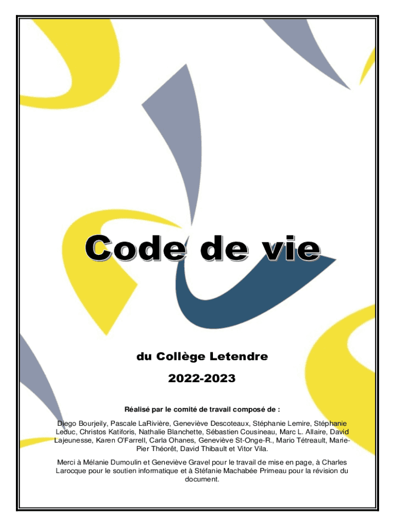 Fillable Online du Collge Letendre Fax Email Print - pdfFiller