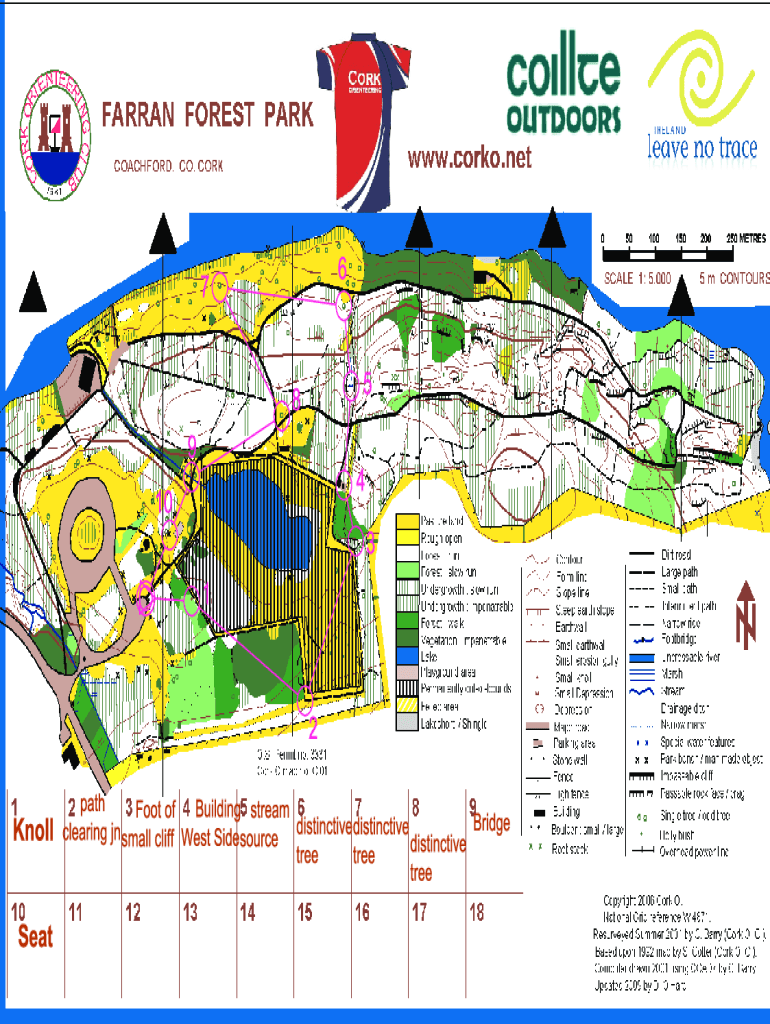 Fillable Online Orienteering: test your stamina and map-reading ...
