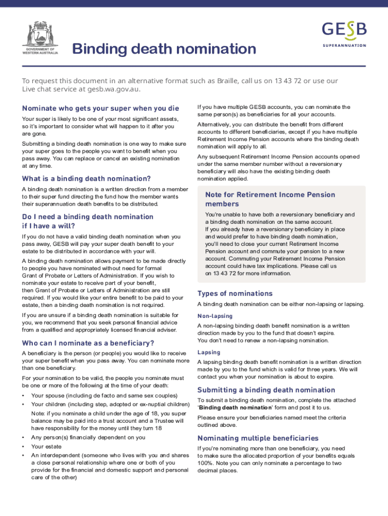 Fillable Online Your super and Family Law, Gold State Super fact sheet ...