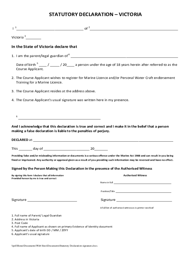 Fillable Online The following page is a sample of the Oath and ...