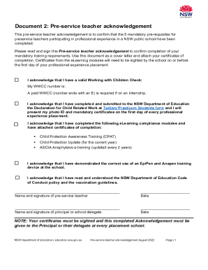 Fillable Online What Pre-service Teachers need to know to be Effective ...