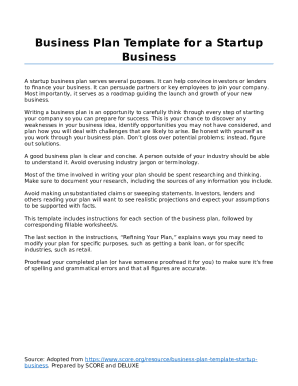 18 Best Sample Business Plans & Examples to Help You ... Doc Template ...