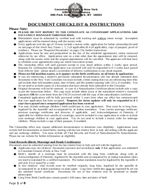 Document Checklist Tool - Immigration and citizenship Doc Template ...