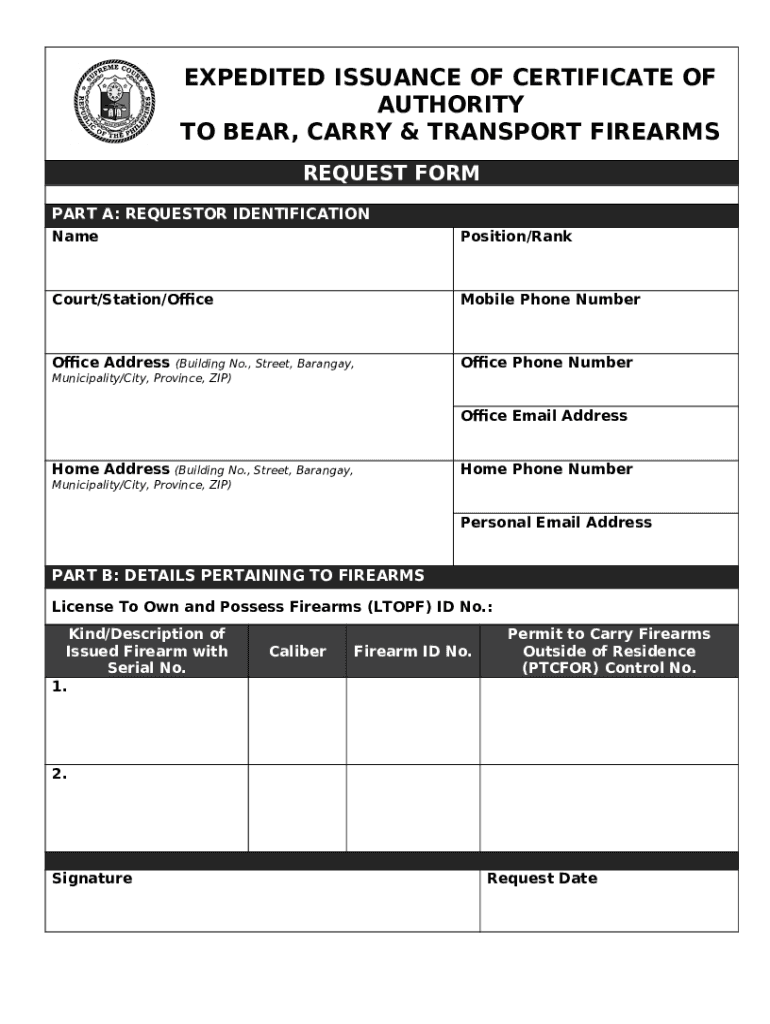 Request - OFFICE OF THE COURT ADMINISTRATOR - oca judiciary gov Doc ...