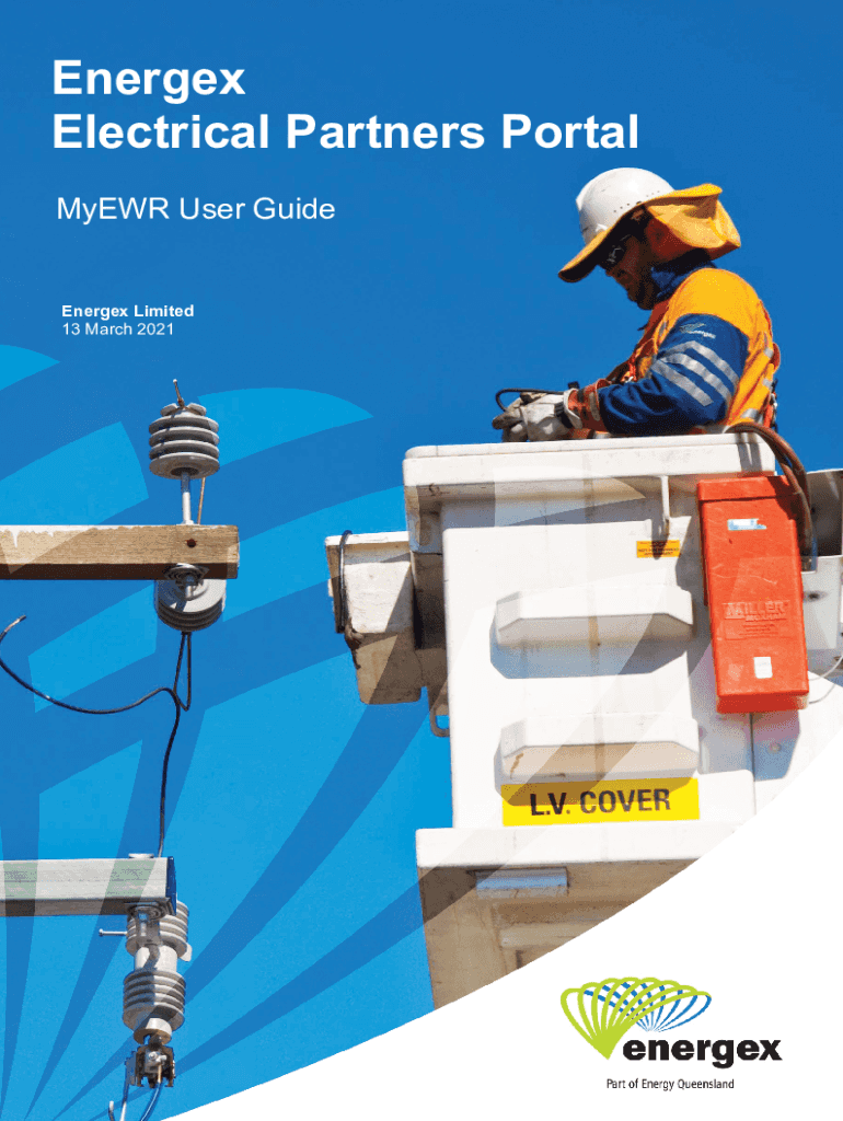 Fillable Online Electrical Partners Portal My EWR User Guide Fax Email ...
