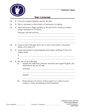 Fillable Online American Sign Language For Dummies Cheat Sheet Fax ...