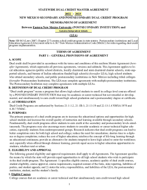 Fillable Online State of New Mexico Dual Credit Request Form School ...