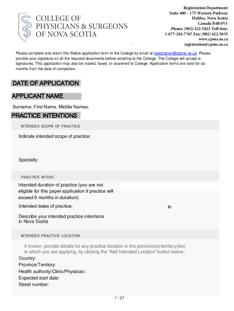 Fillable Online Certificate of Professional Conduct for Nova Scotia ...