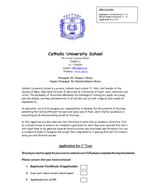 Fillable Online Application-form-1st-Year.docx Fax Email Print - pdfFiller