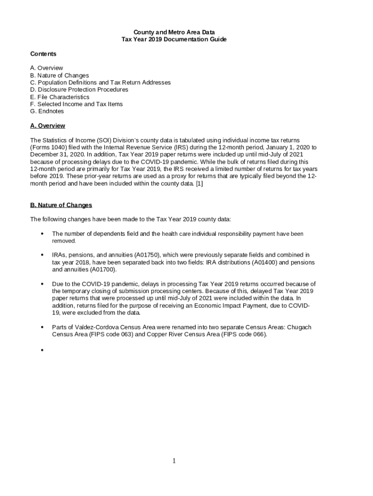 ZIP Code Data - IRS Doc Template | pdfFiller