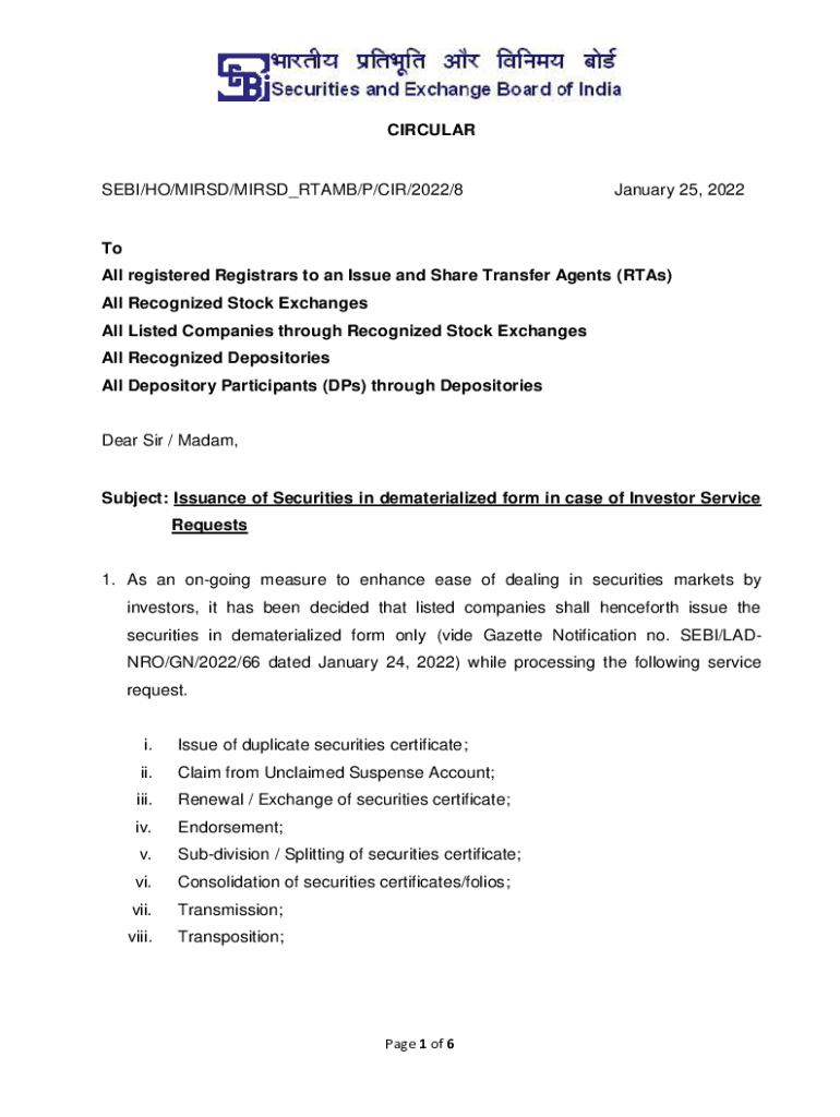 Fillable Online Addendum to SEBI Circular on Development of Passive ...