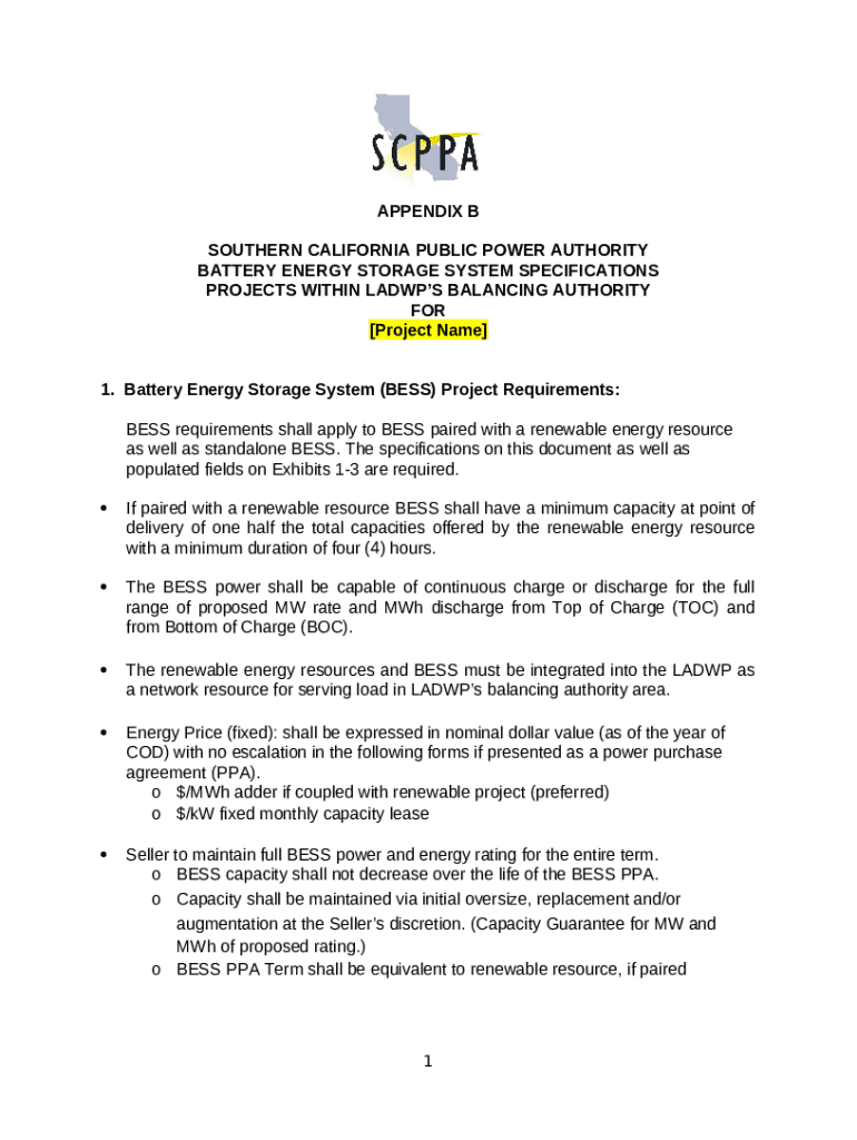 LADWP board OKs agreement for 20-MW battery energy ... Doc Template ...