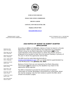 New Mexico Public Education Department - Santa Fe Doc Template | pdfFiller