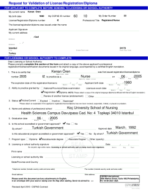 Fillable Online Cgfns Application Form - Fill Online, Printable ...