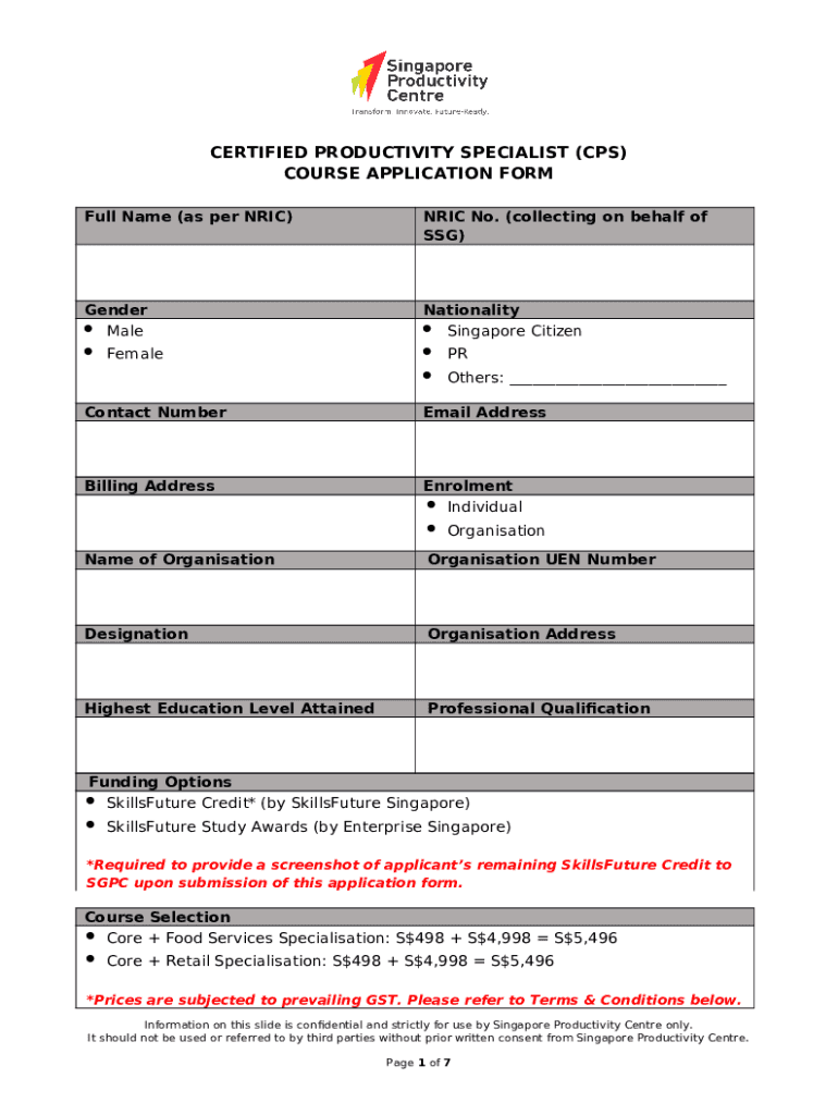 Click to download Course Application Doc Template | pdfFiller