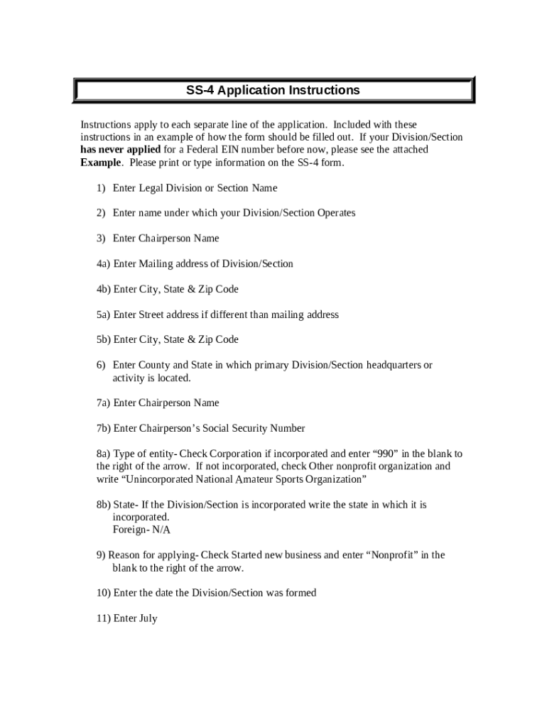 How To Fill Out SS-4 - The Balance Doc Template | pdfFiller