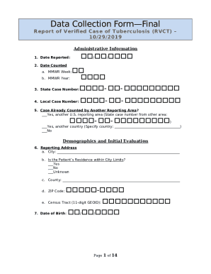 RVCT Reporting 2020 (Release Candidate 7) Doc Template | pdfFiller