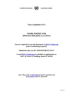 Visa and Travel documents -Policy Portal - the United Nations - popp ...