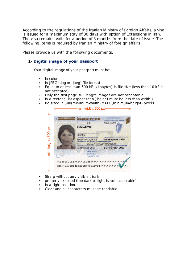 IR-IRAN Electronic Visa (Iran eVisa) Application - Ministry of ... Doc ...