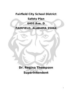 Fairfield City School District and Schools Safety Planning ... Doc ...
