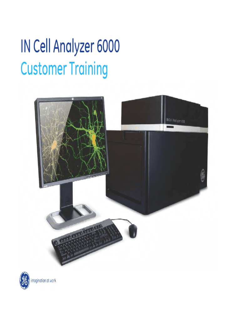 Fillable Online biochimie umontreal IN Cell Analyzer 6000 Customer ...