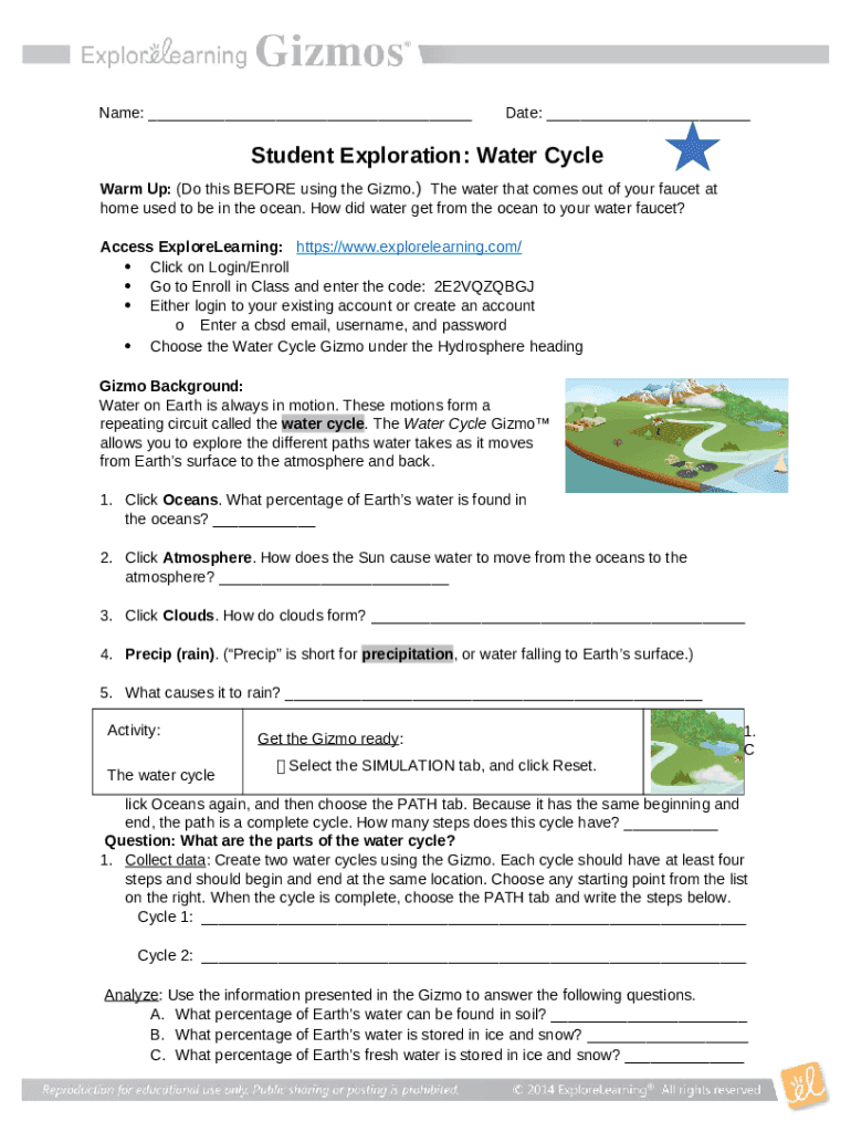 Student Exploration Measuring Volume Answer Key Free Doc Template ...