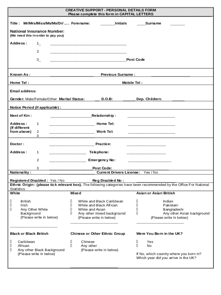 (Please circle) Mr / Mrs/ Ms/ Miss/ Mast/ Dr. Full Name Doc Template ...
