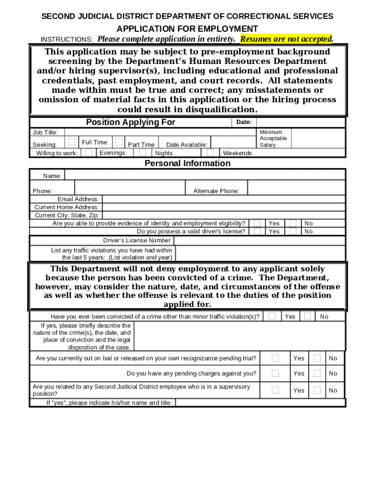 second judicial district department of correctional services ... Doc ...