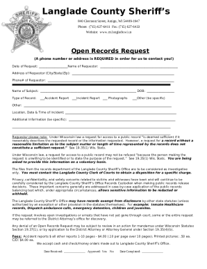 PUBLIC RECORDS REQUEST - City of Silverton Doc Template | pdfFiller