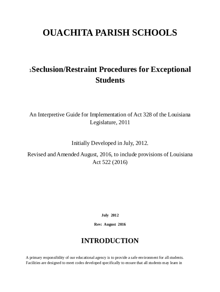 ACT No 328 Louisiana State Legislature Doc Template PdfFiller