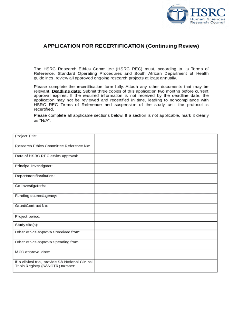 Renewal of ethics approval application .doc - hsrc ac Doc Template ...