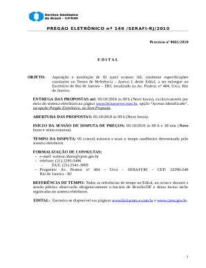 MODELO DE EDITAL - PREGO PRESENCIAL - Porto do Itaqui Doc Template ...