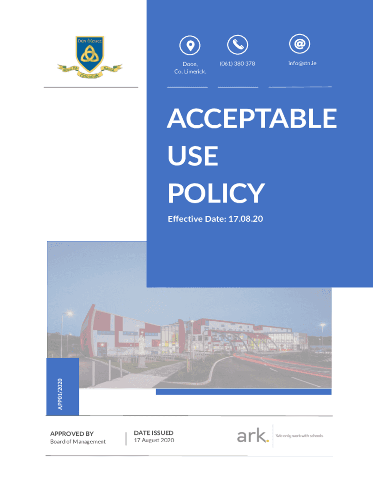 Fillable Online What is acceptable use policy (AUP)? - TechTarget Fax ...