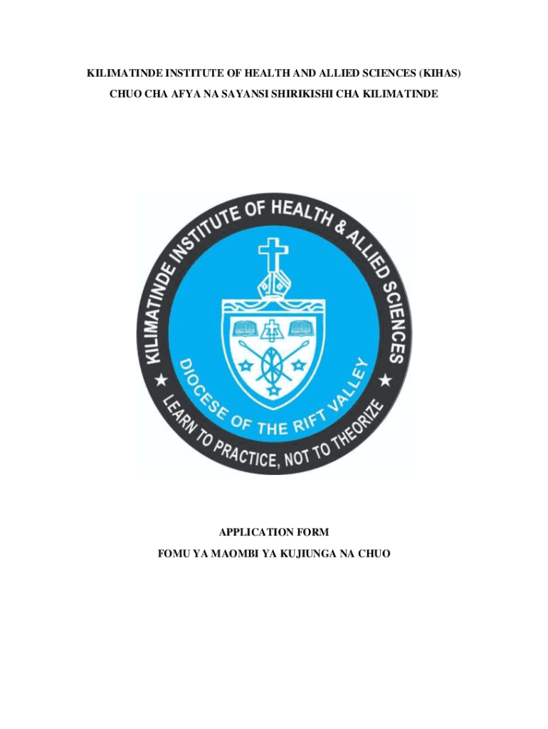 Fillable Online Application-form-Joining-Instruction-KIHAS.pdf Fax Email Print - pdfFiller