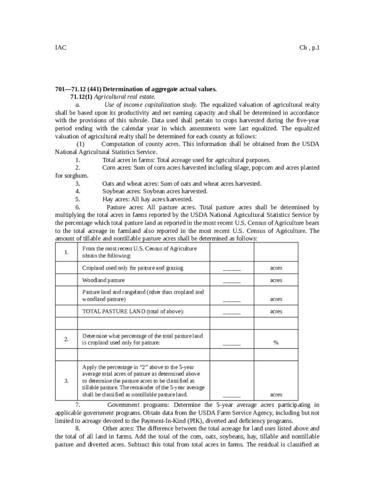 Determining agricultural assessment values - Tax.NY.gov Doc Template ...