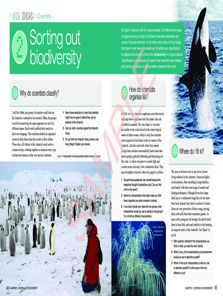 Fillable Online What is the meaning of biodiversity and threats to ...