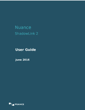 eScription One ShadowLink 2 Software Download Doc Template | pdfFiller