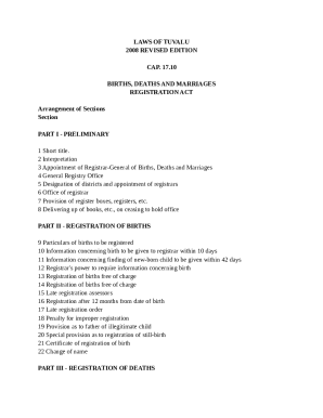 Arrangement of Sections Doc Template | pdfFiller