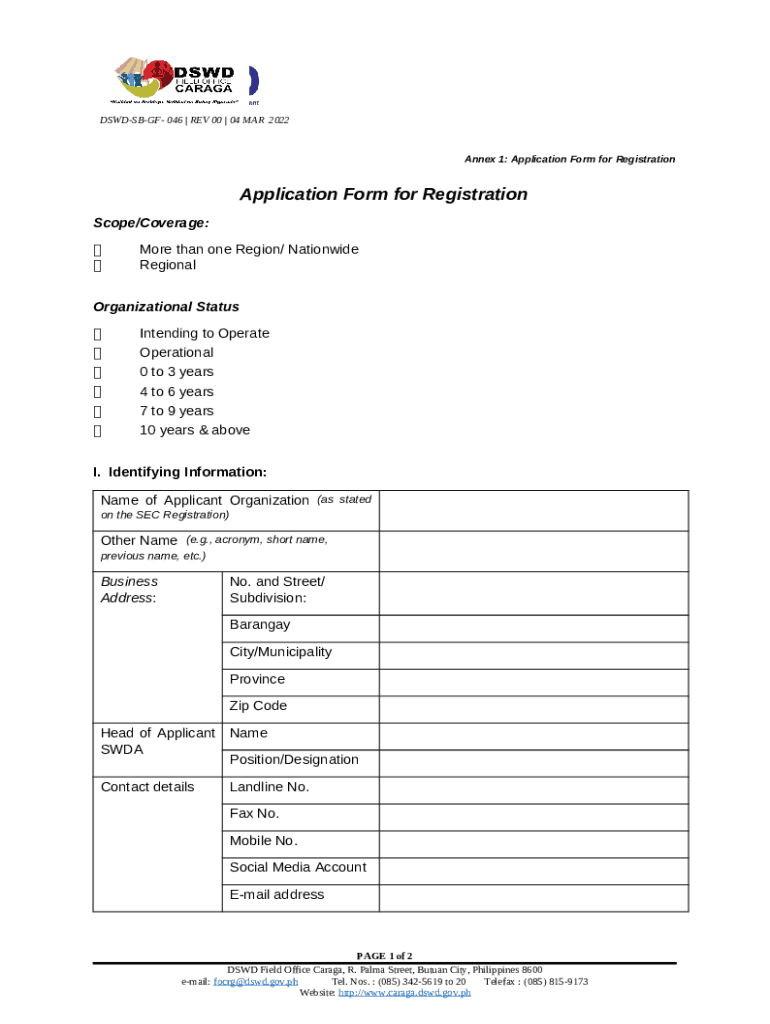 Annex 1Model Application - European Court of Auditors Doc Template | pdfFiller