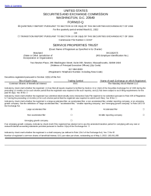 Service Properties Trust (. EDGAR Online Pro Doc Template | pdfFiller