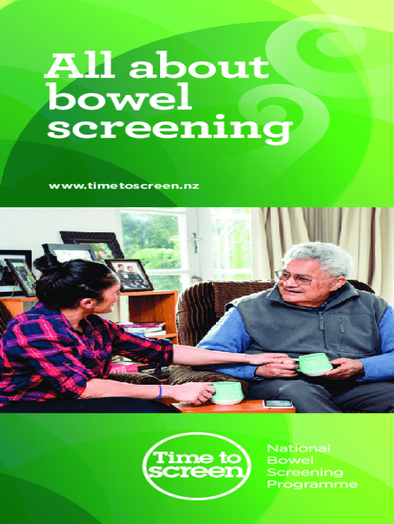 Fillable Online Bowel screeningTime to Screen - National Screening Unit ...